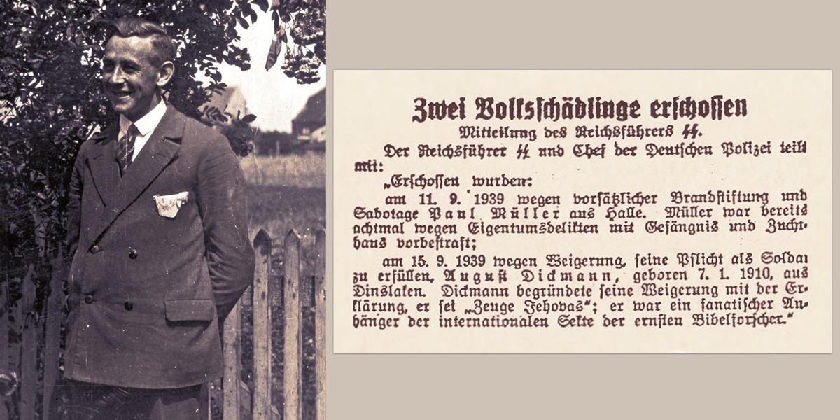 Executions of Jehovah’s Witnesses During the Nazi Era