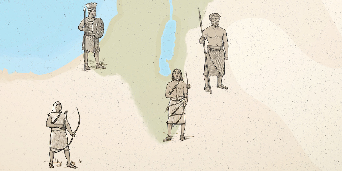 Ogendni ma Nolworo Jerusalem —Map kod Kinde ma Weche ma Nokor Notimoree