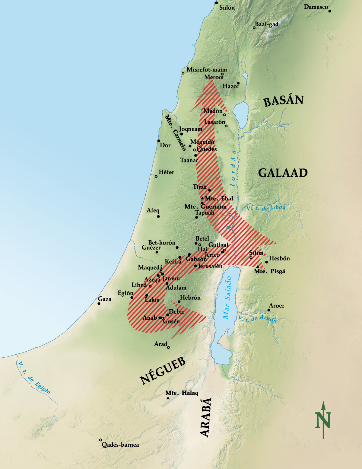 Mapa De La Tierra Prometida Hoy Bible Study Notebook, Bible Study