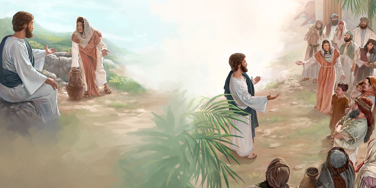 Jesús le predica a una samaritana (Juan 4)