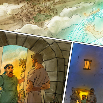 Lot and His Family | Illustrated Bible Story