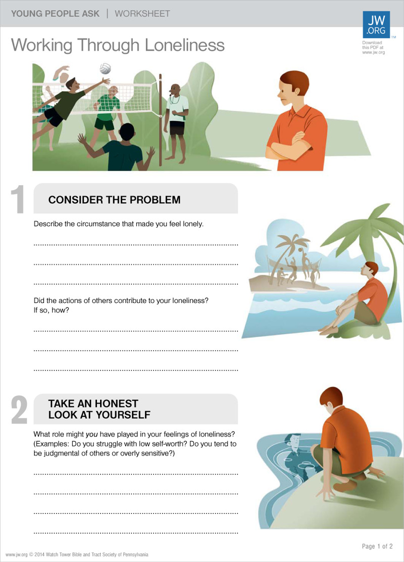 Loneliness Worksheets
