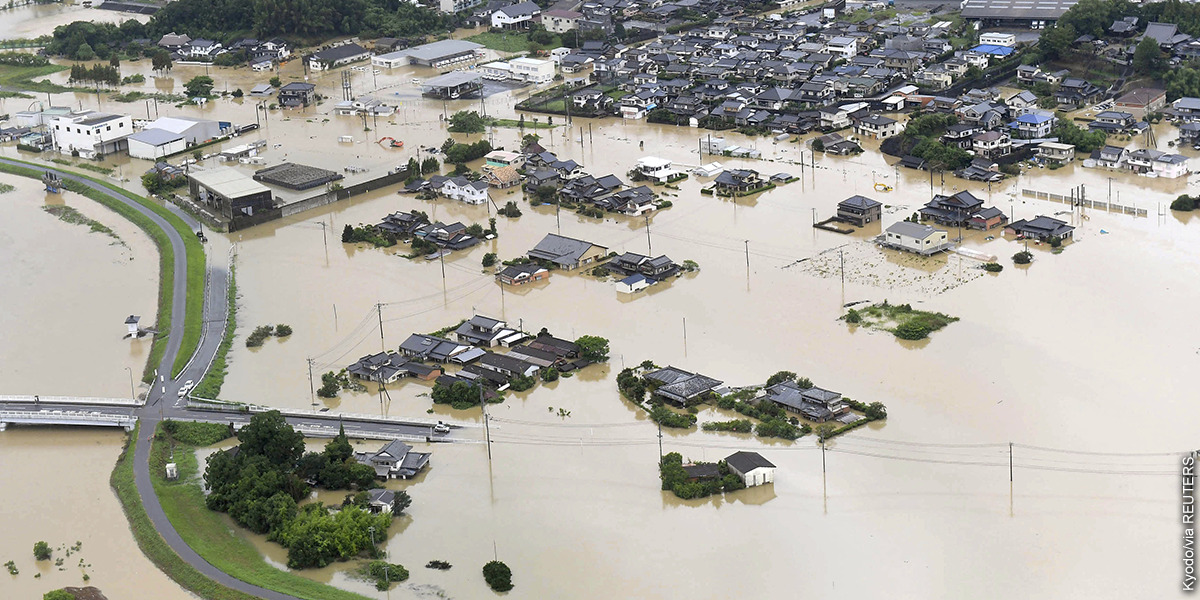 Flooding in Japan