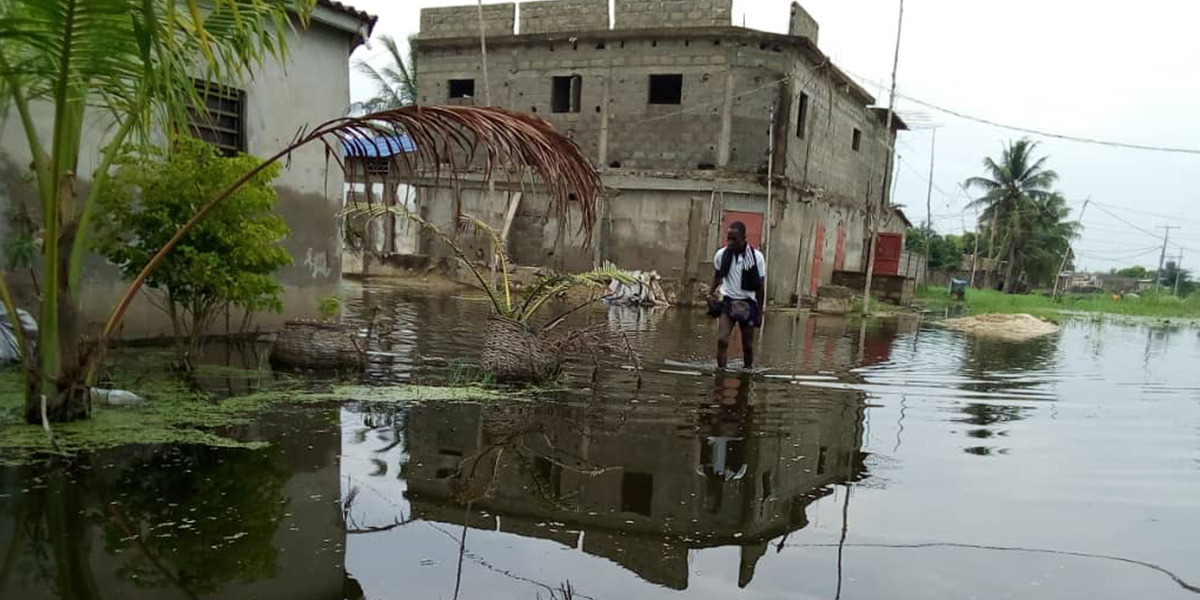 Grandes inundaciones en Togo