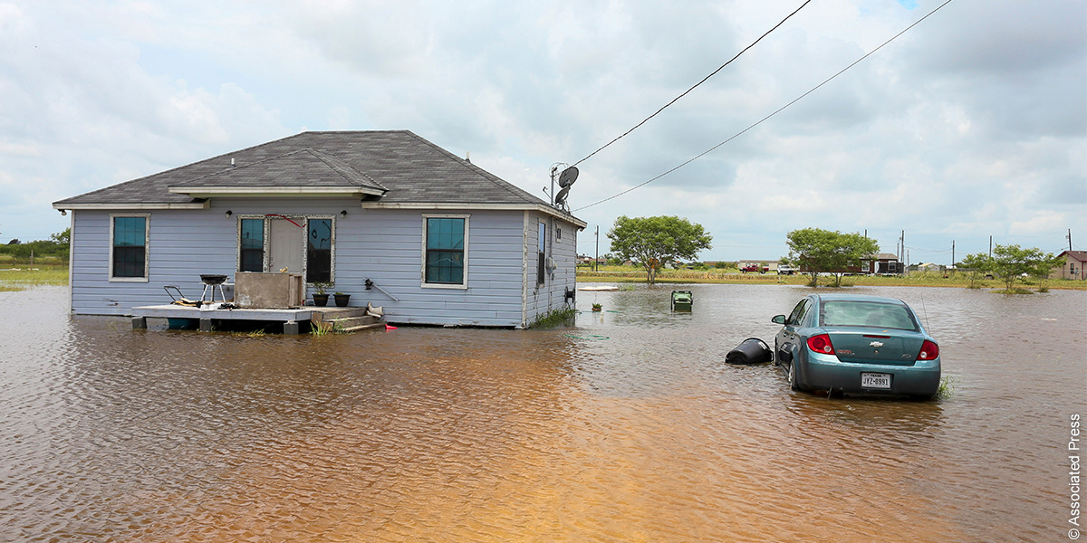 Hurricane Hanna Hits Southeastern Texas