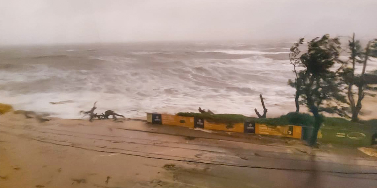 Tropical Storm Chalane Hits Mozambique