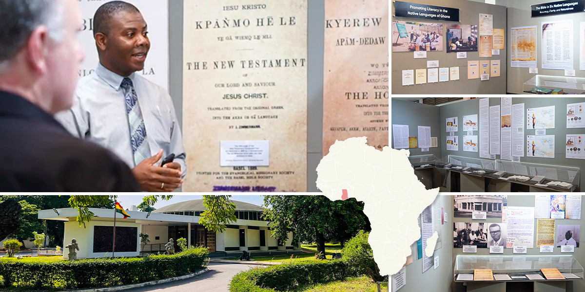 Yo fè elòj pou travay tradiksyon Temwen Jewova yo nan Mize nasyonal Gana a