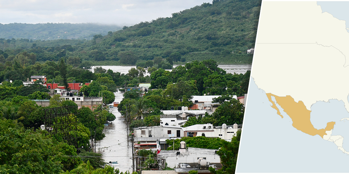 Dodelike oorstroming tref Sentraal-Mexiko