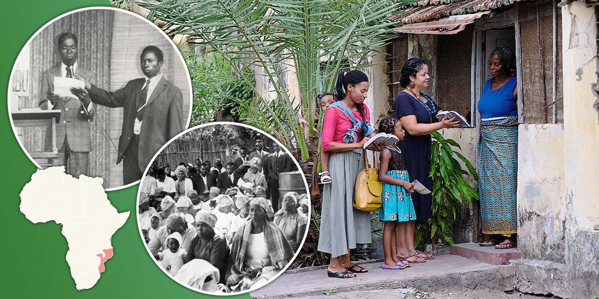 100 år siden at man begyndte at forkynde den gode nyhed i Mozambique