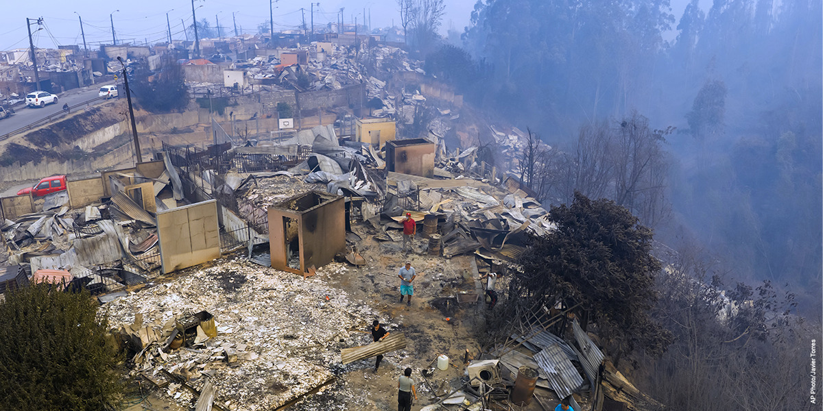 Incendis devastadors es propaguen ràpidament pel sud-centre de Xile